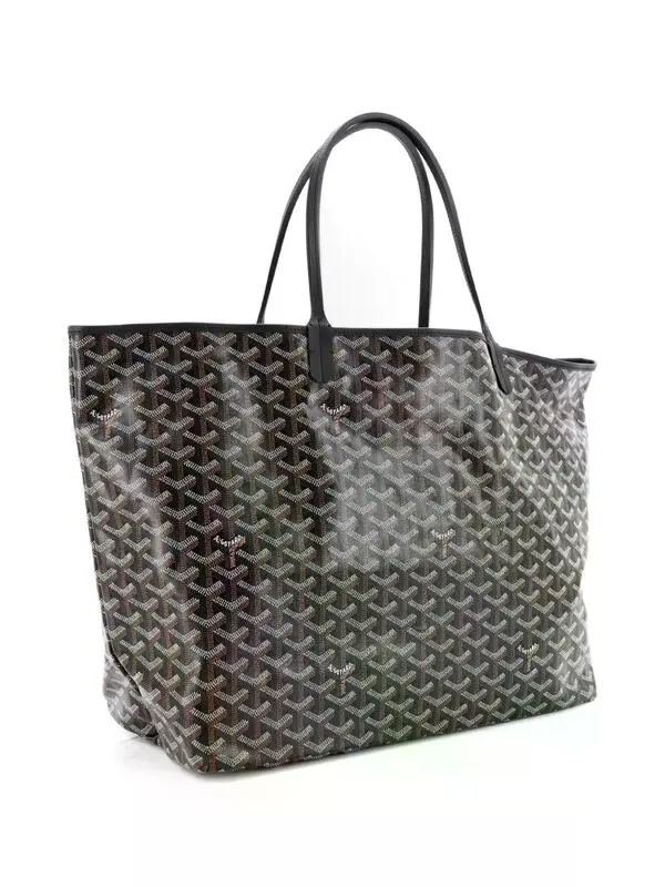 Goyard Saint Louis Coated Canvas Gm Tote Bag - Black