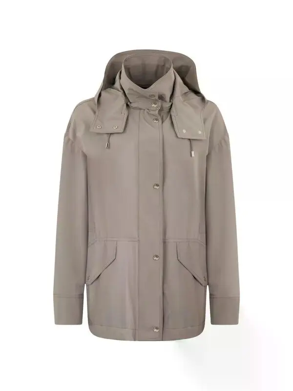 MOORER Hooded Parka - Neutrals