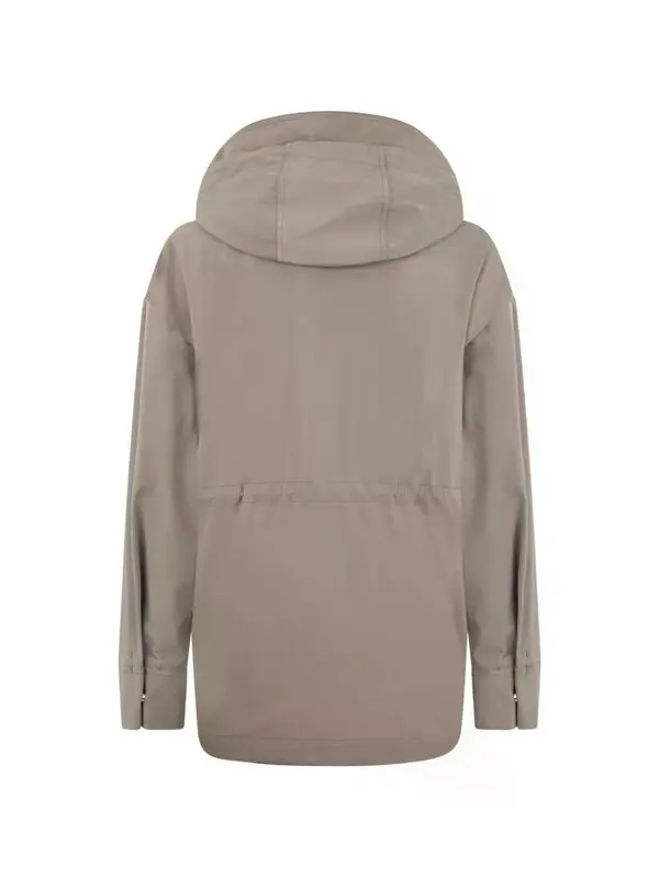 MOORER Hooded Parka - Neutrals