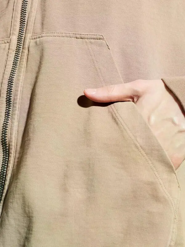 Rick Owens Zip-up Hoodie - Neutrals
