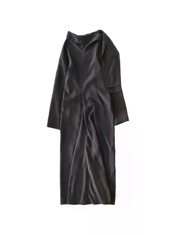 Studio Nicholson Tie Neck Asymmetric Dress