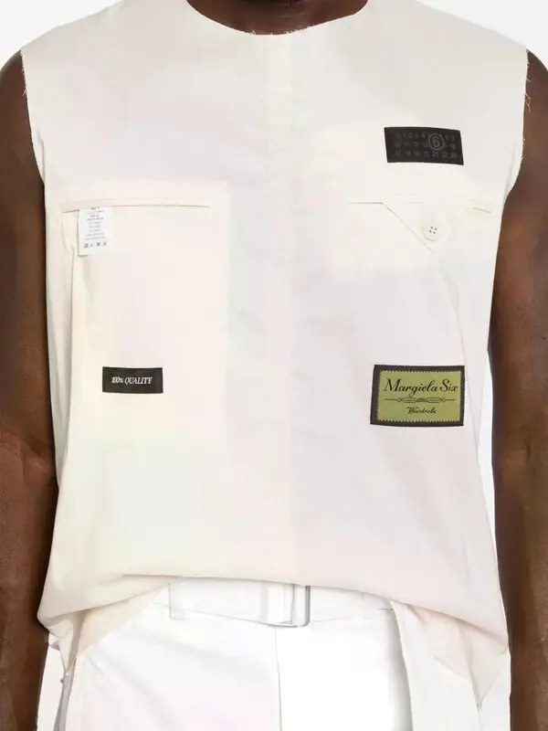 MAISON MARGIELA Logo-patch Vest