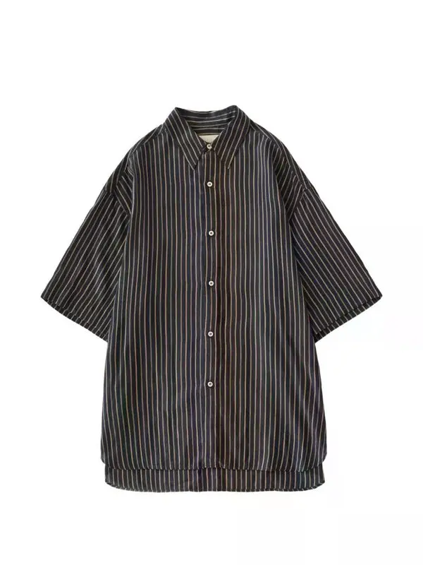 Studio Nicholson Sorono Striped Shirt - Blue