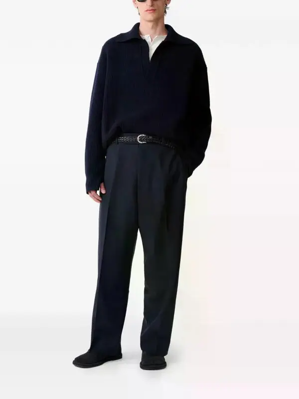 Studio Nicholson Nash Open-collar Sweater