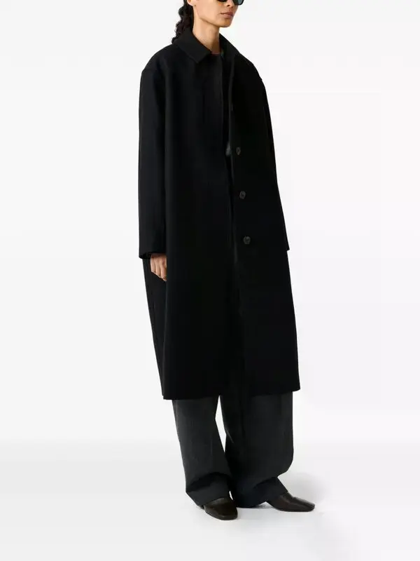 Studio Nicholson A-line Coat - Black