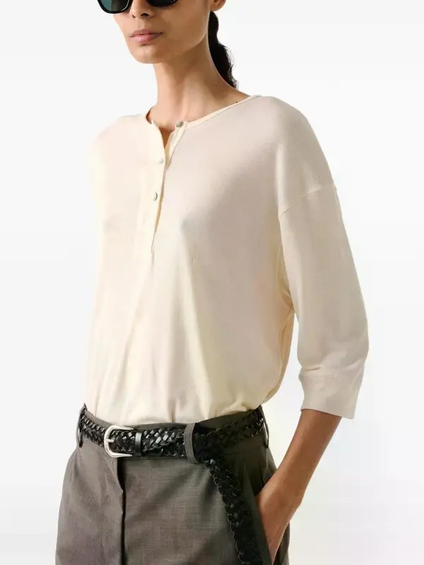 Studio Nicholson Three-quarter Sleeve Blouse