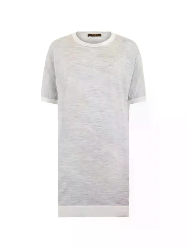 MOORER Contrasting-trim T-shirt