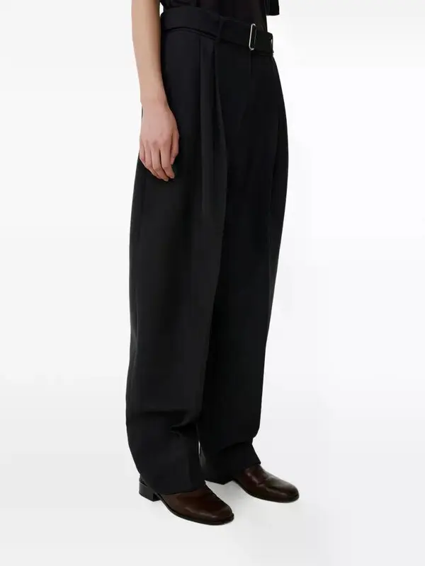 Studio Nicholson Belted Pleated Trousers