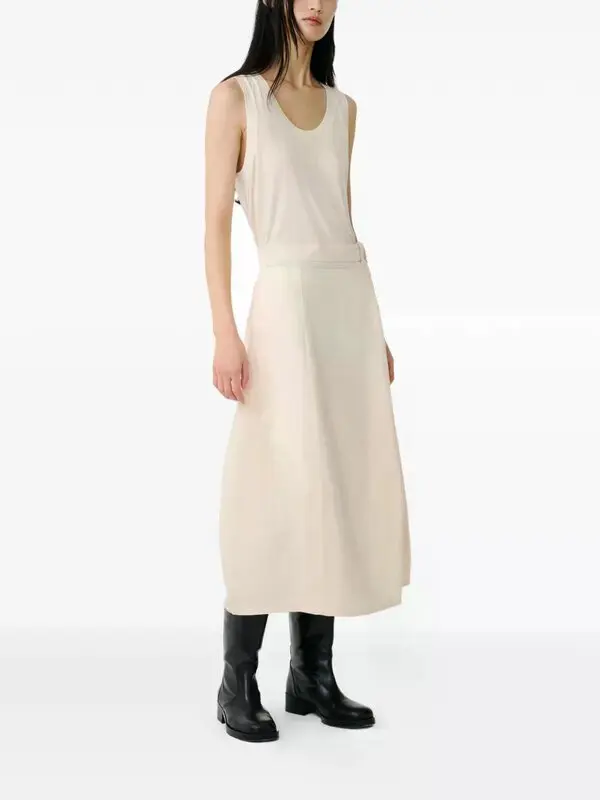Studio Nicholson Orcha Tie-waist Misi Skirt - Neutrals