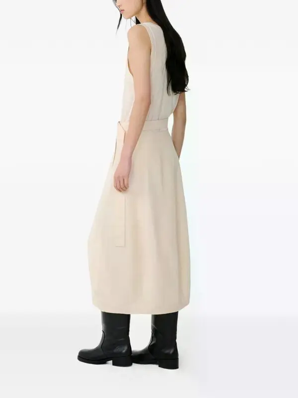 Studio Nicholson Orcha Tie-waist Misi Skirt - Neutrals