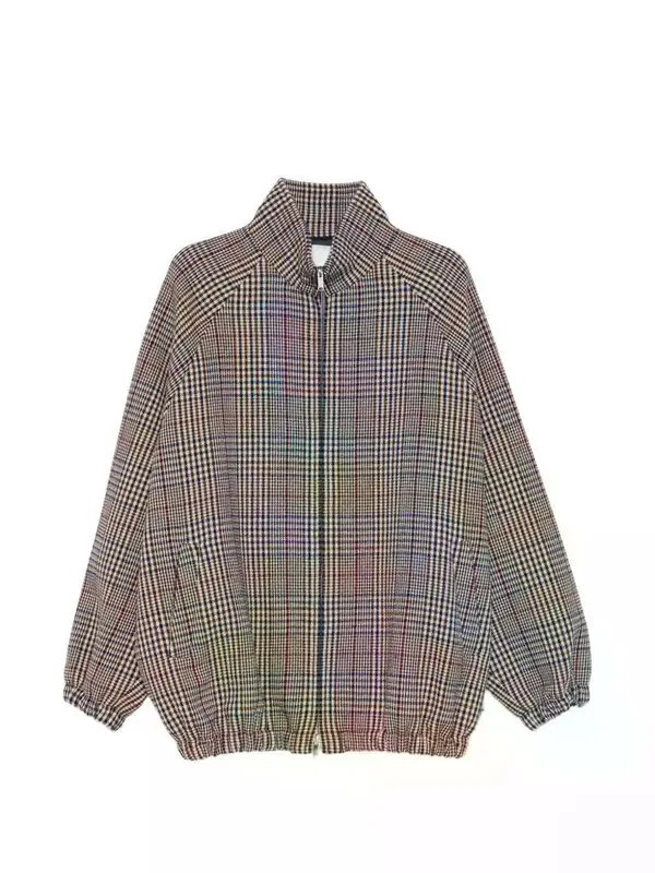 THE FRANKIE SHOP Check-pattern Bomber Jacket
