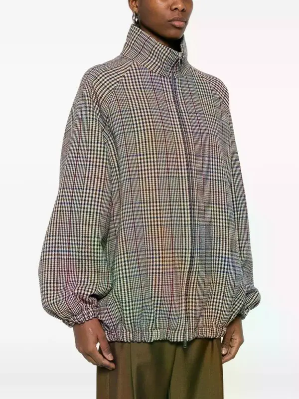 THE FRANKIE SHOP Check-pattern Bomber Jacket