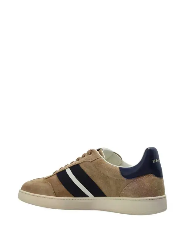 Bally Striped Leather Trainers - Neutrals