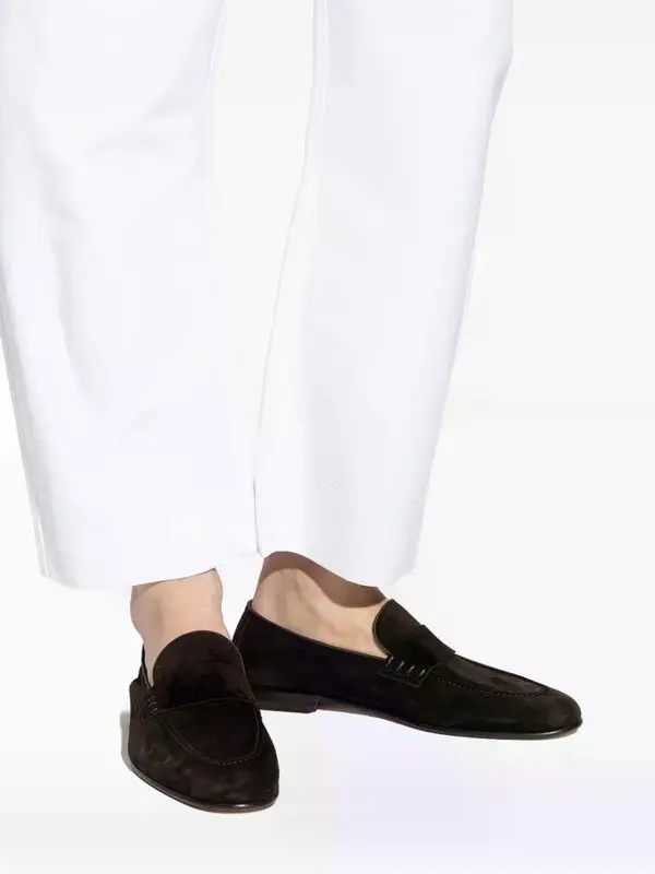 Bally Panelled Leather Loafers