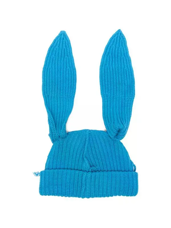 CHARLES JEFFREY Rabbit Beanie Hat - Blue