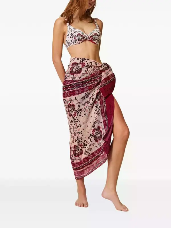 TWINSET Print Sarong - Neutrals