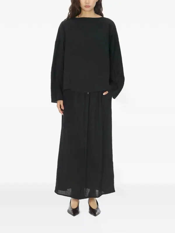 Studio Nicholson Textured Elasticated Waist Skirt