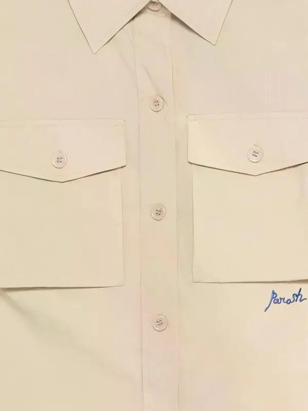 P.a.r.o.s.h Sleeveless Shirt With Pockets - Neutrals