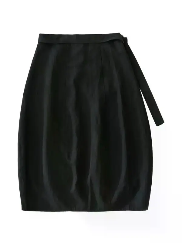 Studio Nicholson Orcha Tie-waist Midi Skirt