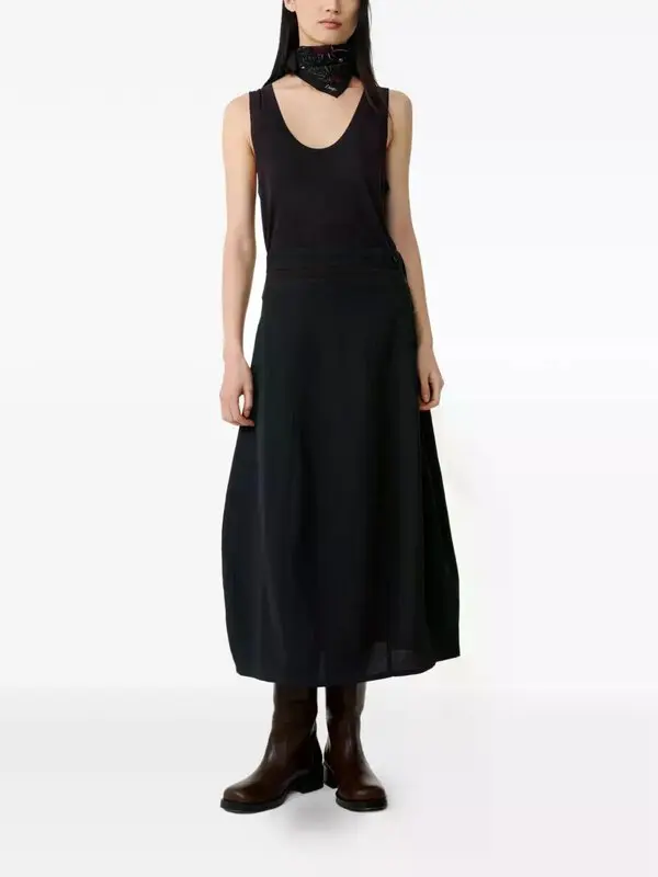 Studio Nicholson Orcha Tie-waist Midi Skirt