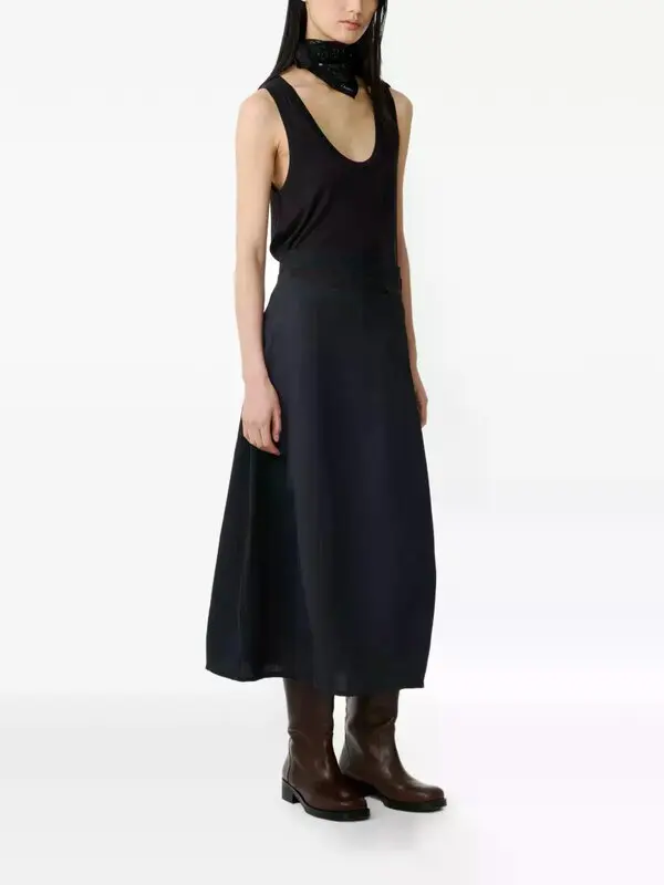 Studio Nicholson Orcha Tie-waist Midi Skirt
