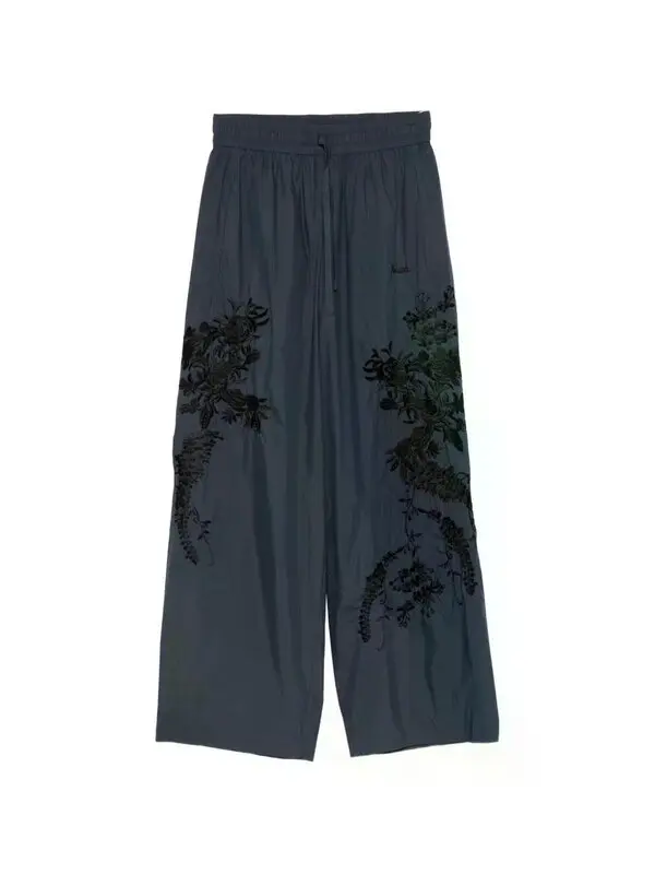 P.a.r.o.s.h Floral-embroidered Trousers