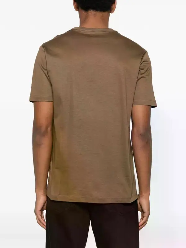 Kiton Crew-neck T-shirt - Brown