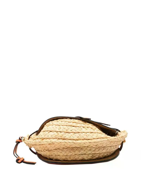 Loewe 2018 Medium Raffia Gate Crossbody Bag
