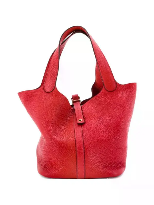 Hermès Picotin Lock Mm Bucket Bag - Red