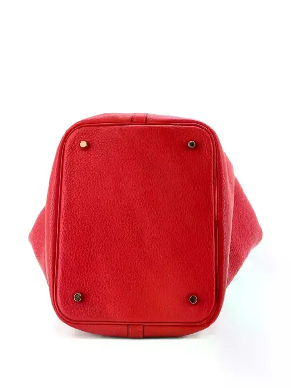 Hermès Picotin Lock Mm Bucket Bag - Red