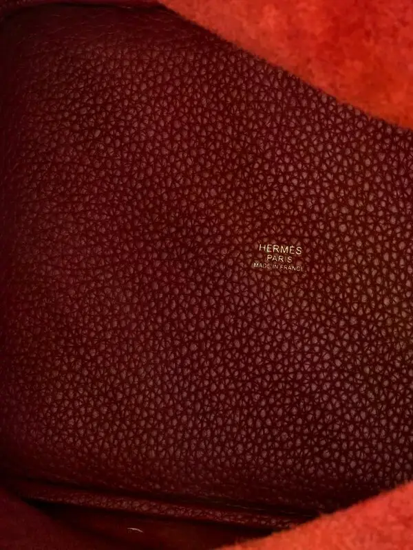 Hermès Picotin Lock Mm Bucket Bag - Red
