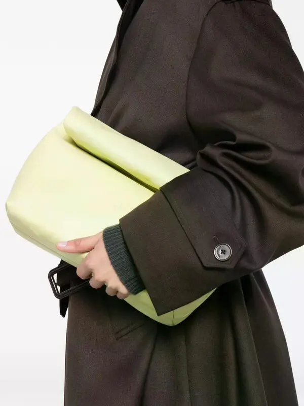 CORTANA Leather Clutch - Neutrals