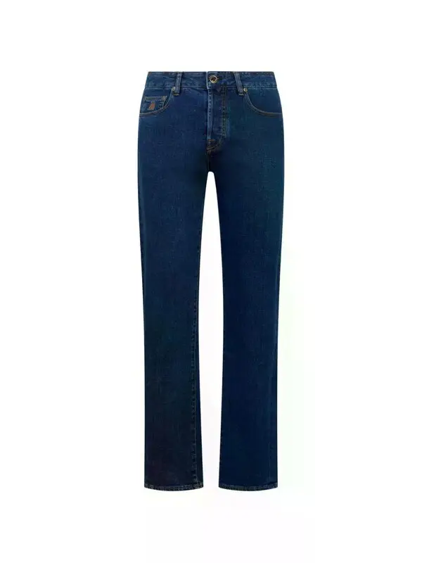 MOORER Five-pocket Jeans - Blue