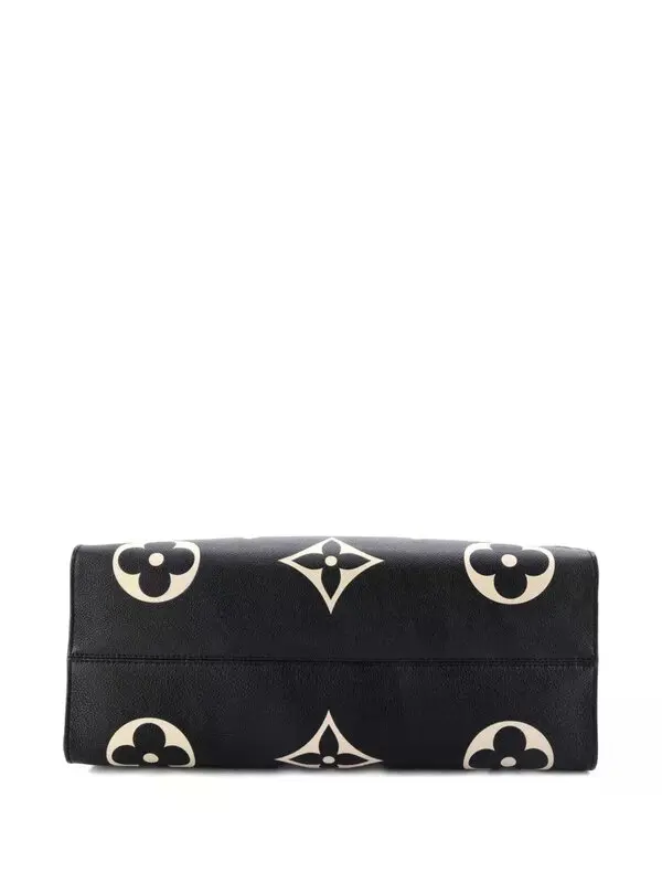LOUIS VUITTON Onthego Bicolor Monogram Empreinte Giant Gm Tote Bag - Black