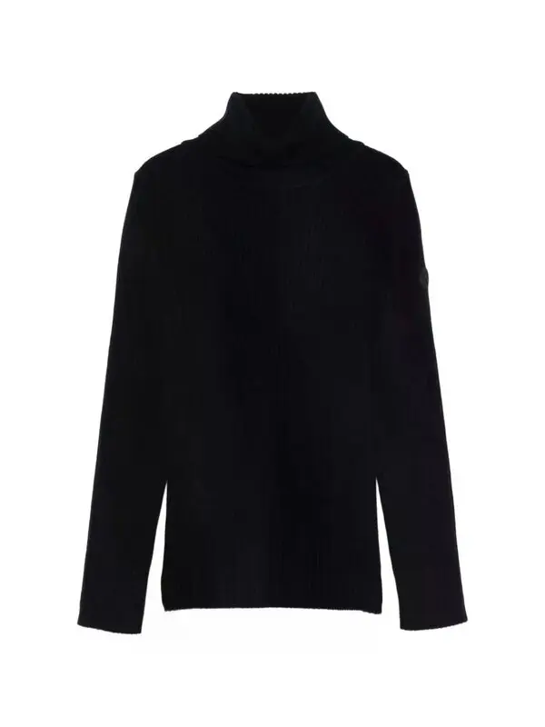 YVES SALOMON Ribbed Turtleneck Sweater