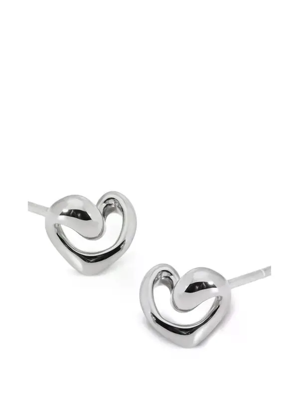Monica Vinader Small Infinity Heart Stud Earrings