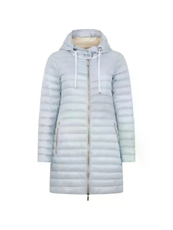 MOORER Quilted Hooded Coat