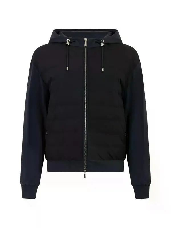 MOORER Quilted-panel Zip Jacket