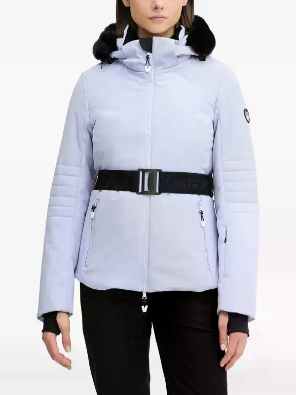 Emporio Armani Belted Hooded Ski Jacket