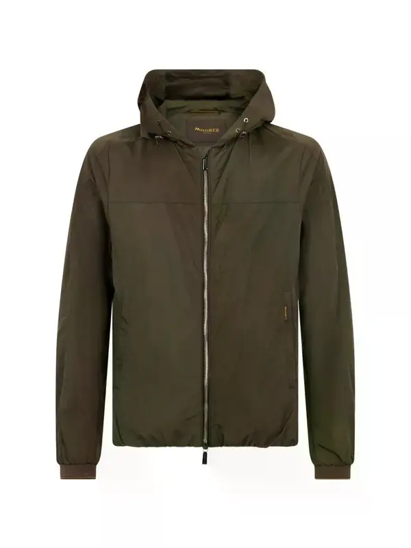 MOORER Hooded Jacket - Green