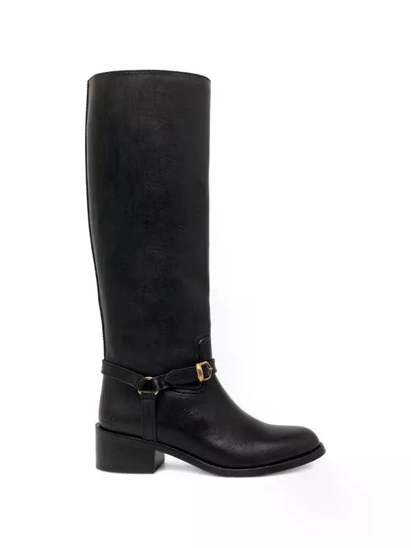 Polo Ralph Lauren Buckle Strap Knee-high Boots
