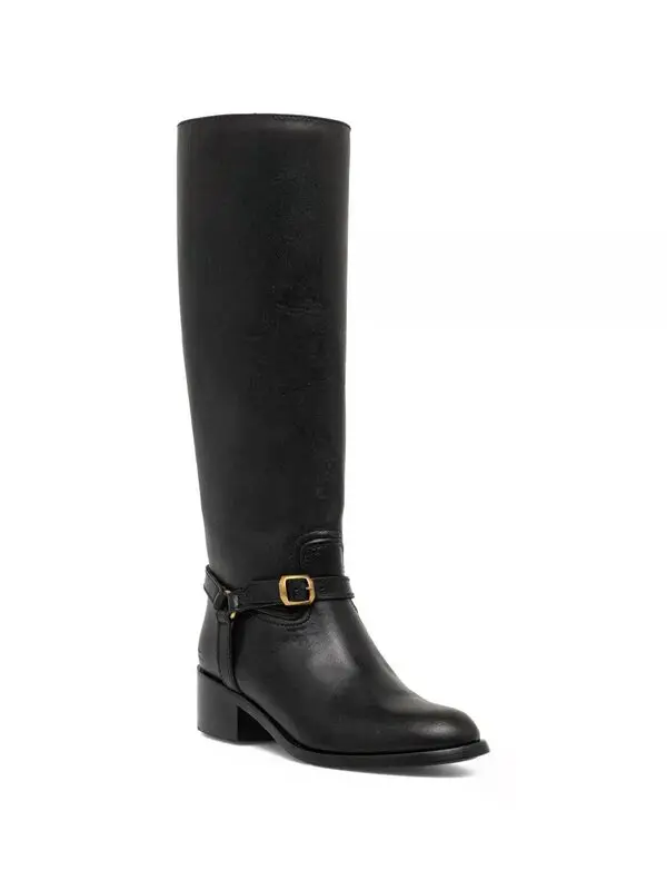 Polo Ralph Lauren Buckle Strap Knee-high Boots