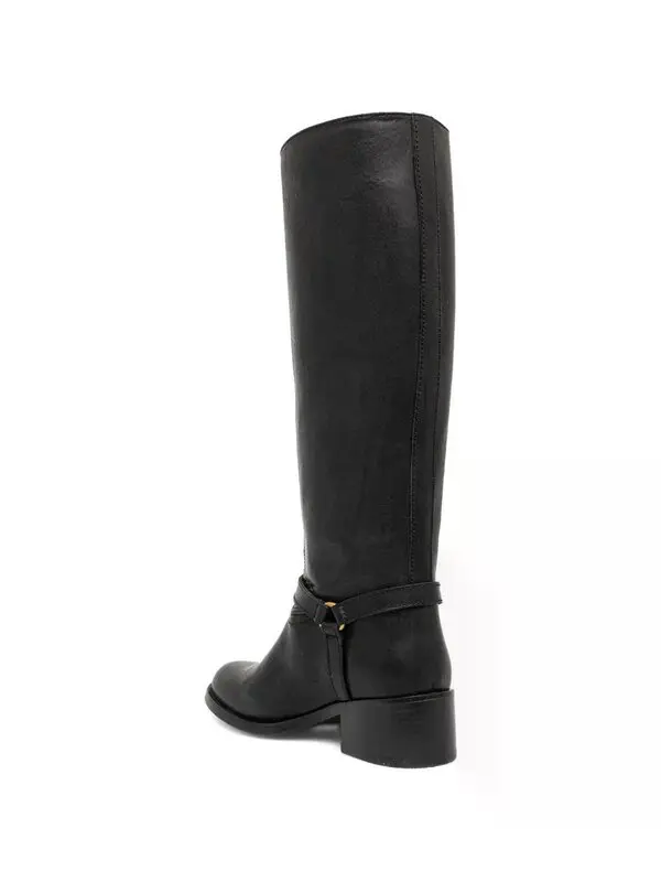 Polo Ralph Lauren Buckle Strap Knee-high Boots