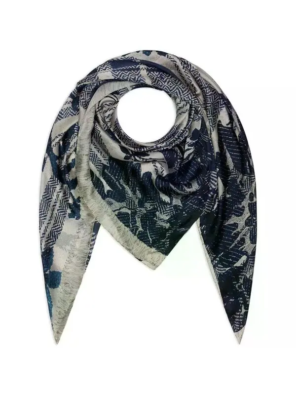 PIERRE-LOUIS MASCIA Molare Floral-geometric Scarf