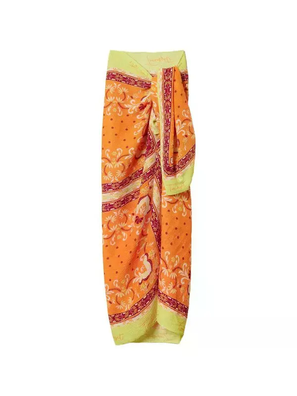 TWINSET Print Sarong - Orange