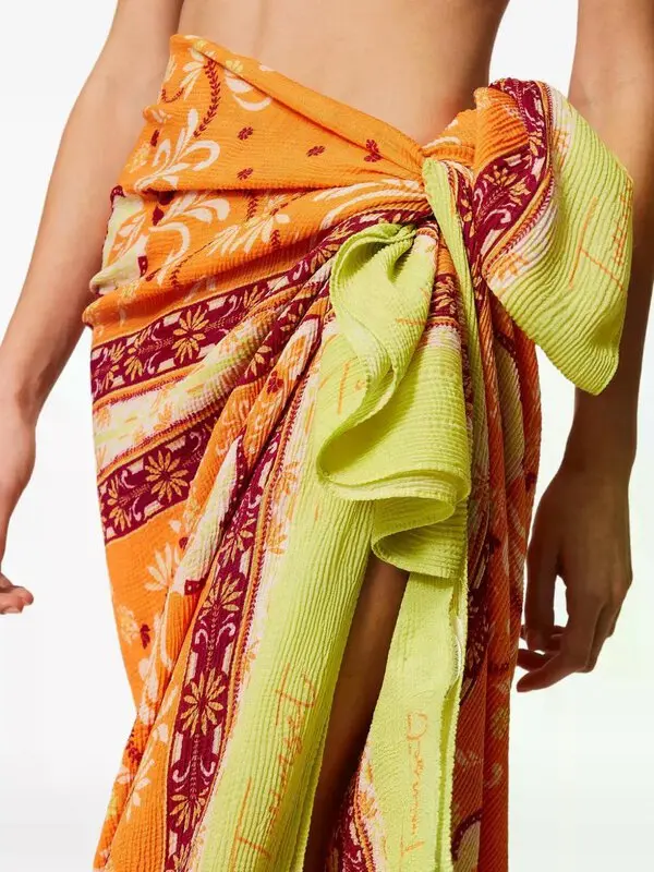 TWINSET Print Sarong - Orange