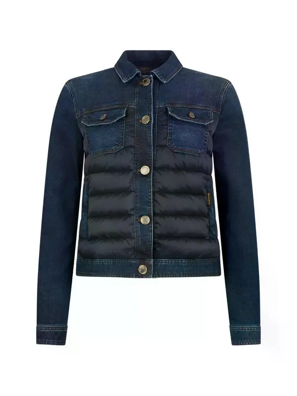 MOORER Quilted Denim Jacket