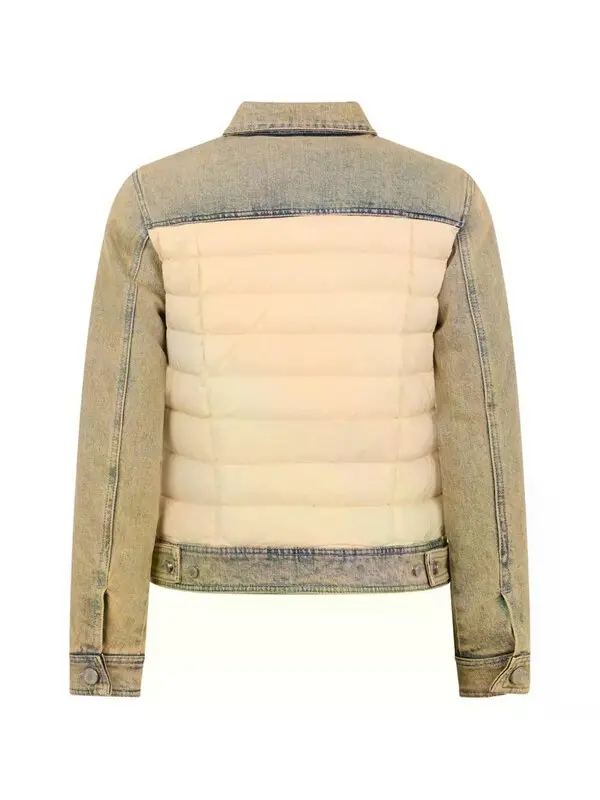 MOORER Quilted-panel Jacket - Neutrals