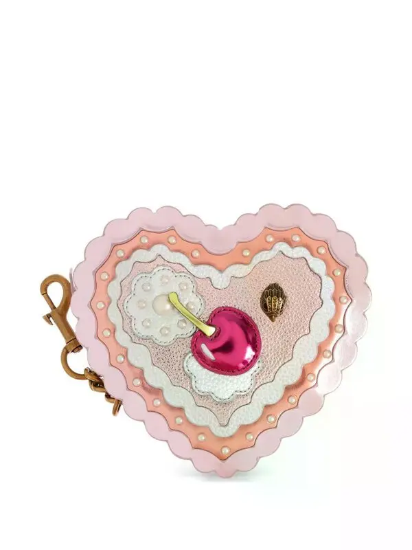 Kurt Geiger Heart-shape Cherry-motif Bag Charm