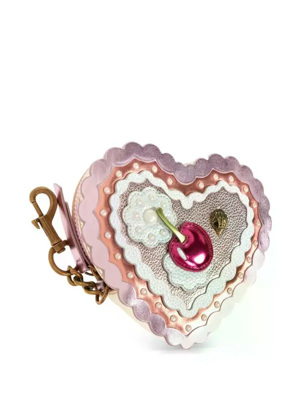 Kurt Geiger Heart-shape Cherry-motif Bag Charm